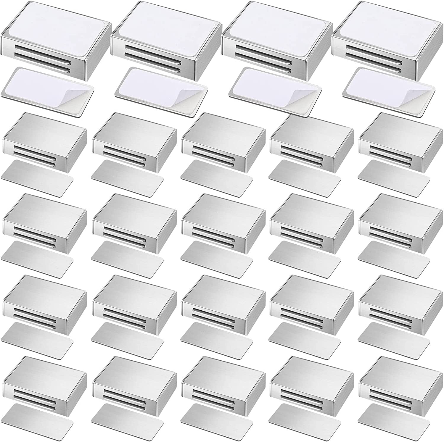 24 Pcs Cabinet Magnetic Catch Adhesive Magnetic Door Catch Strong ...