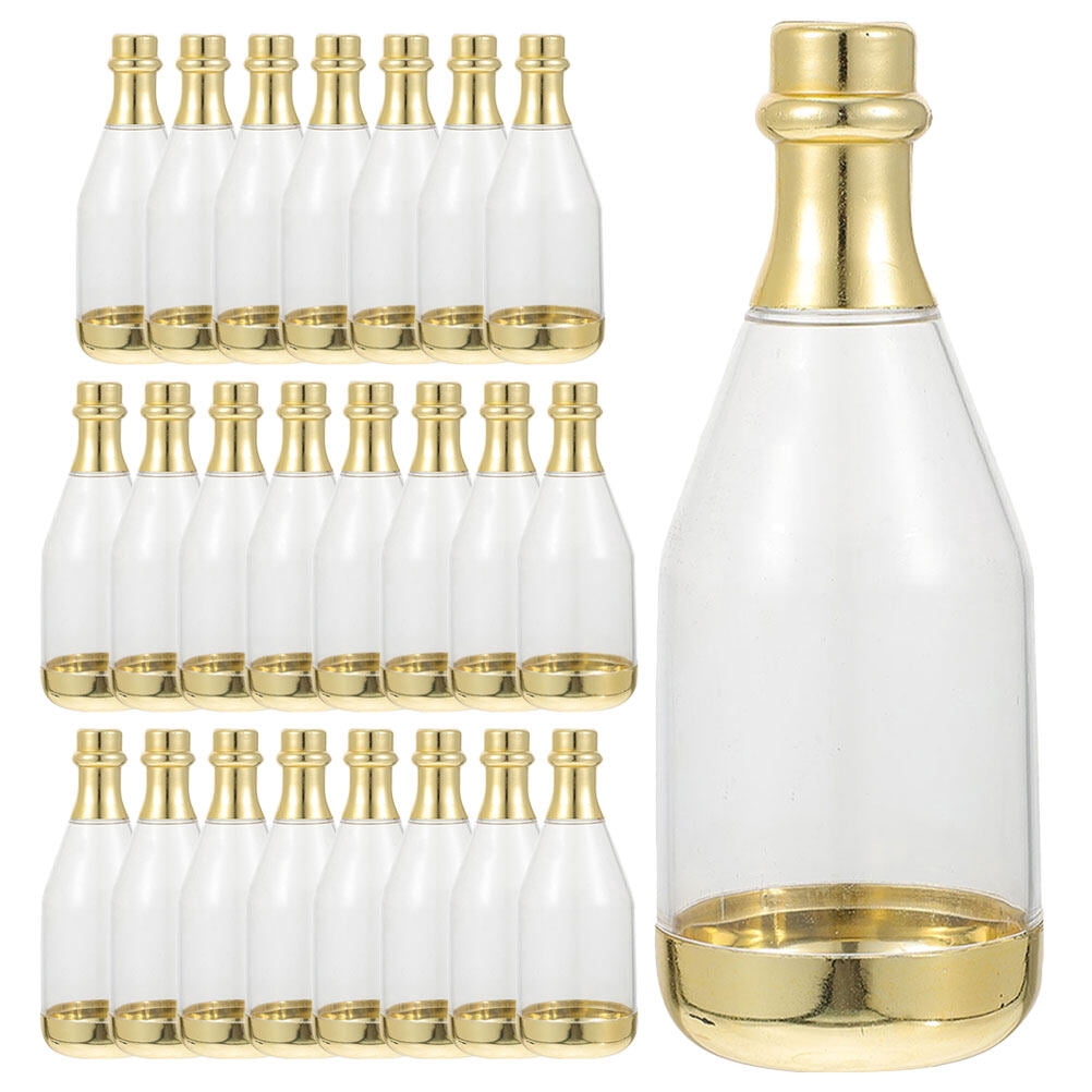 ifundom Candy Storage Bottles Golden 24Pcs 4.5x1.6x1.6In - Walmart.com