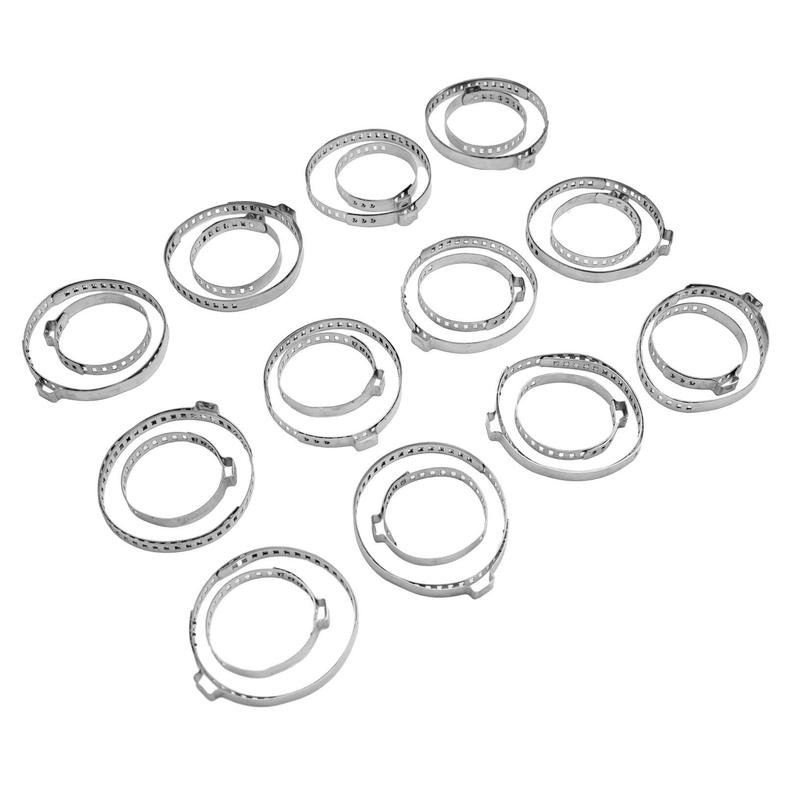 24 Pcs Car Axle CV Joint Boot Crimp Clamp Kit Adjustable Driveshaft ...