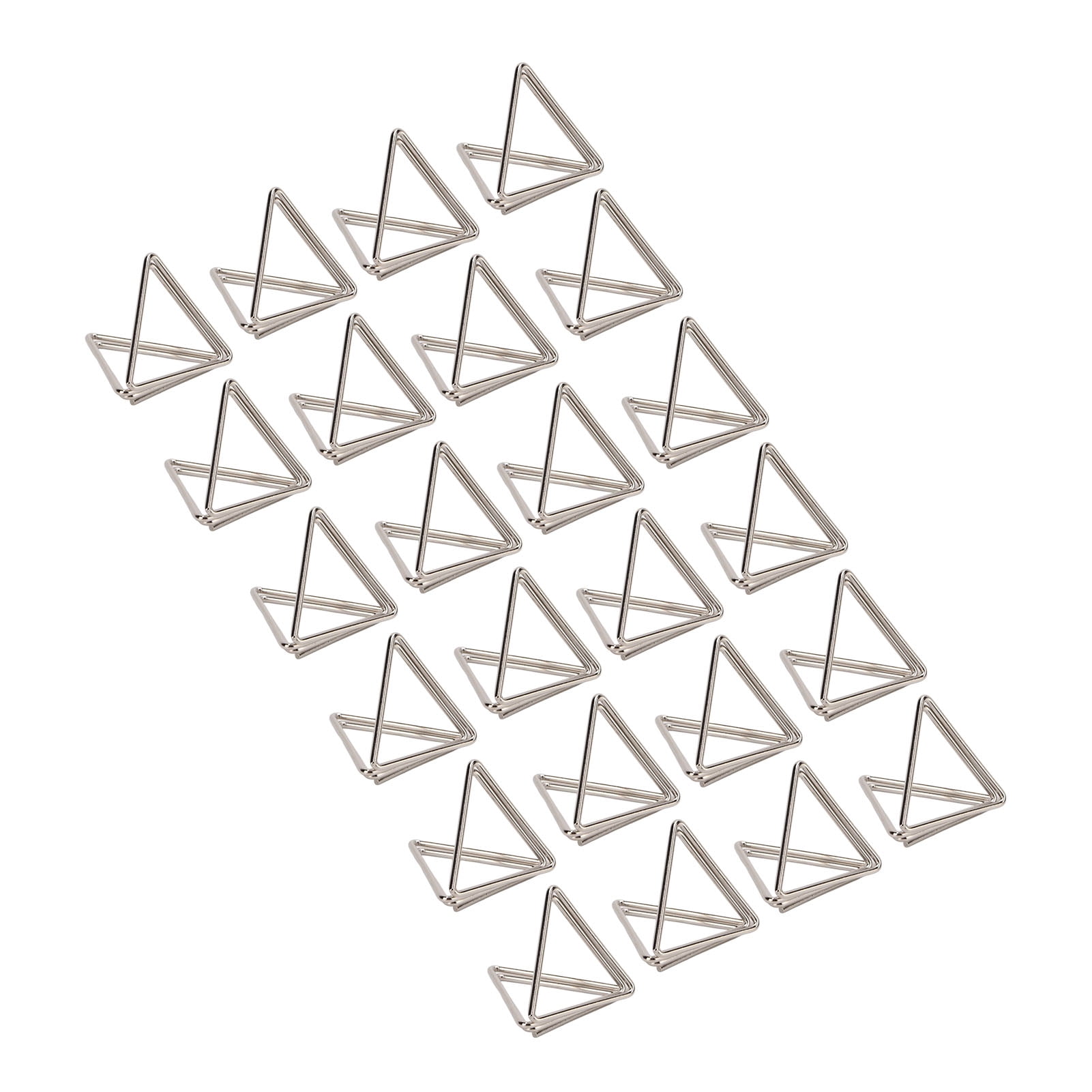 24 Pcs Card Clip Holder, Triangular Simple Stylish Lightweight Portable ...