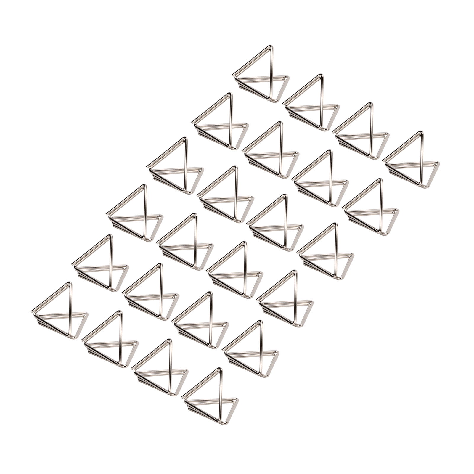 24 Pcs Card Clip Holder Triangular Simple Stylish Lightweight Portable ...