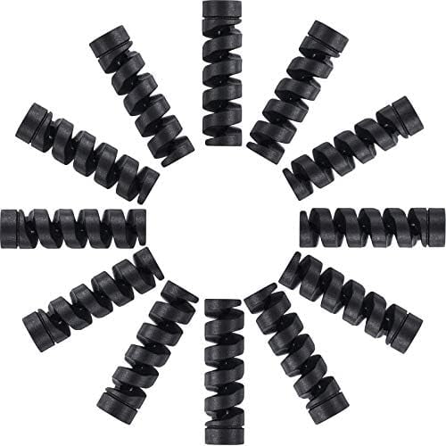 24 Pcs Charger Cable Protector,Silicone Flexible Cable Saver,Spiral USB ...