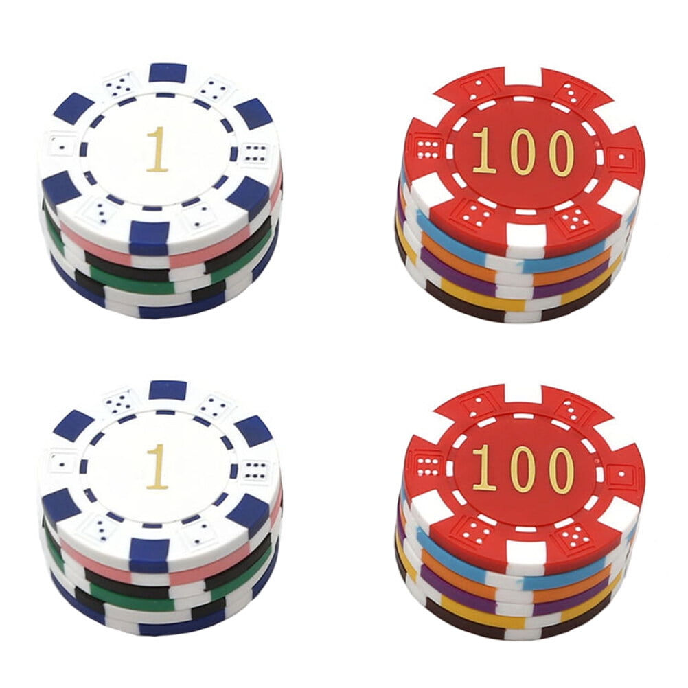 24 Pcs Chips Mahjong Game Coin Chidrens Toys Gaming Coins Children ...