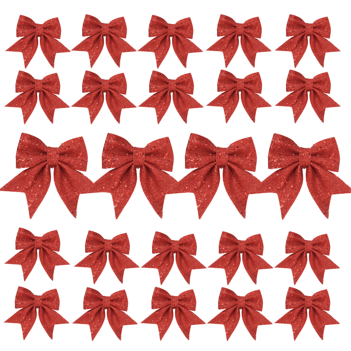 24 Pcs Christmas Bows MODANU 5.9inch Christmas Decorative Bows for ...