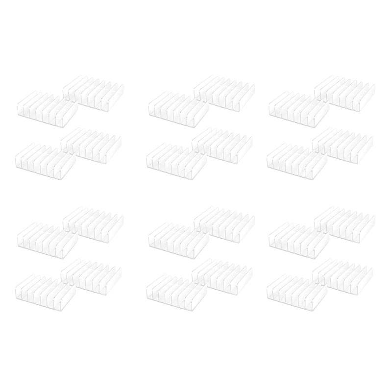 24 Pcs Clear Acrylic CD Holder with Tackable CD DVD Display Rack CD ...