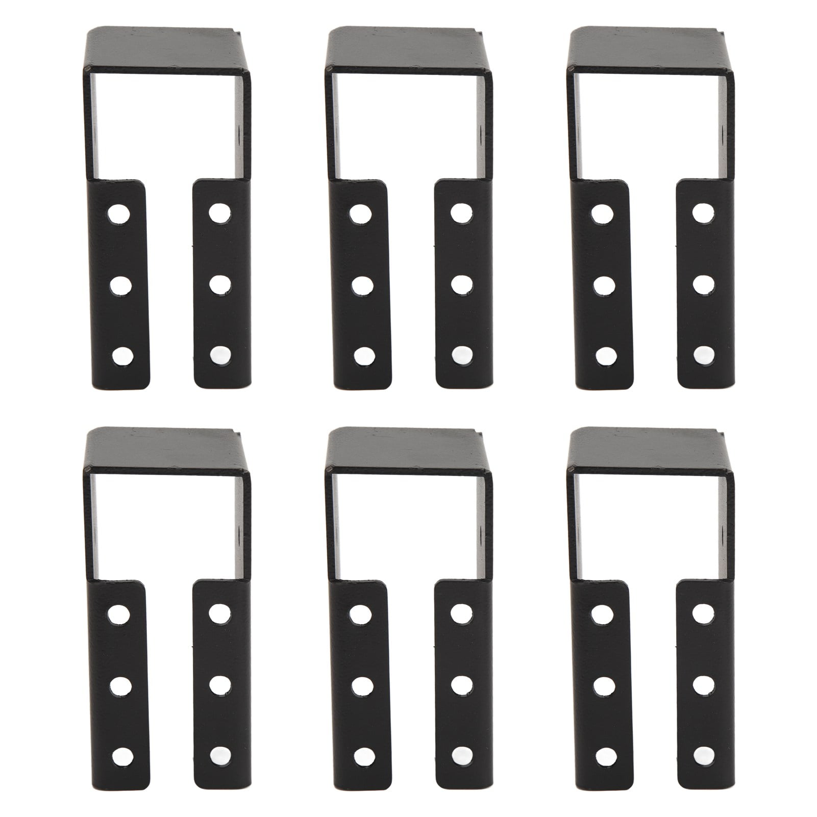 24 Pcs Concealed Joist Hanger Steel Powder Coated Beam Swing Handrail ...