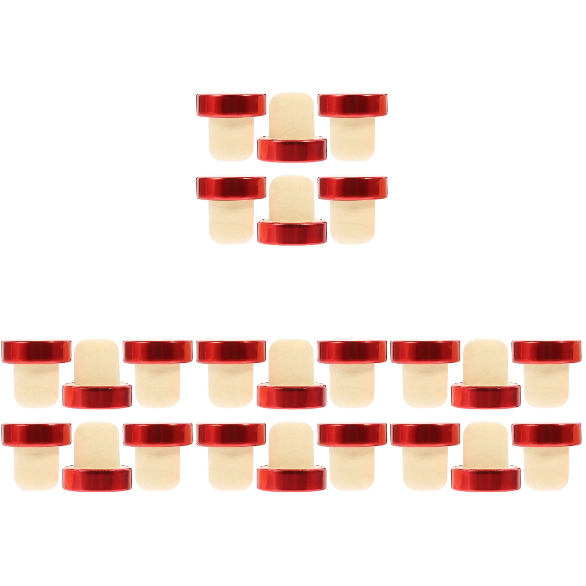 24 Pcs Cork Blue Suit Glass Wine Bottles Corks Bulk and Sparkling ...