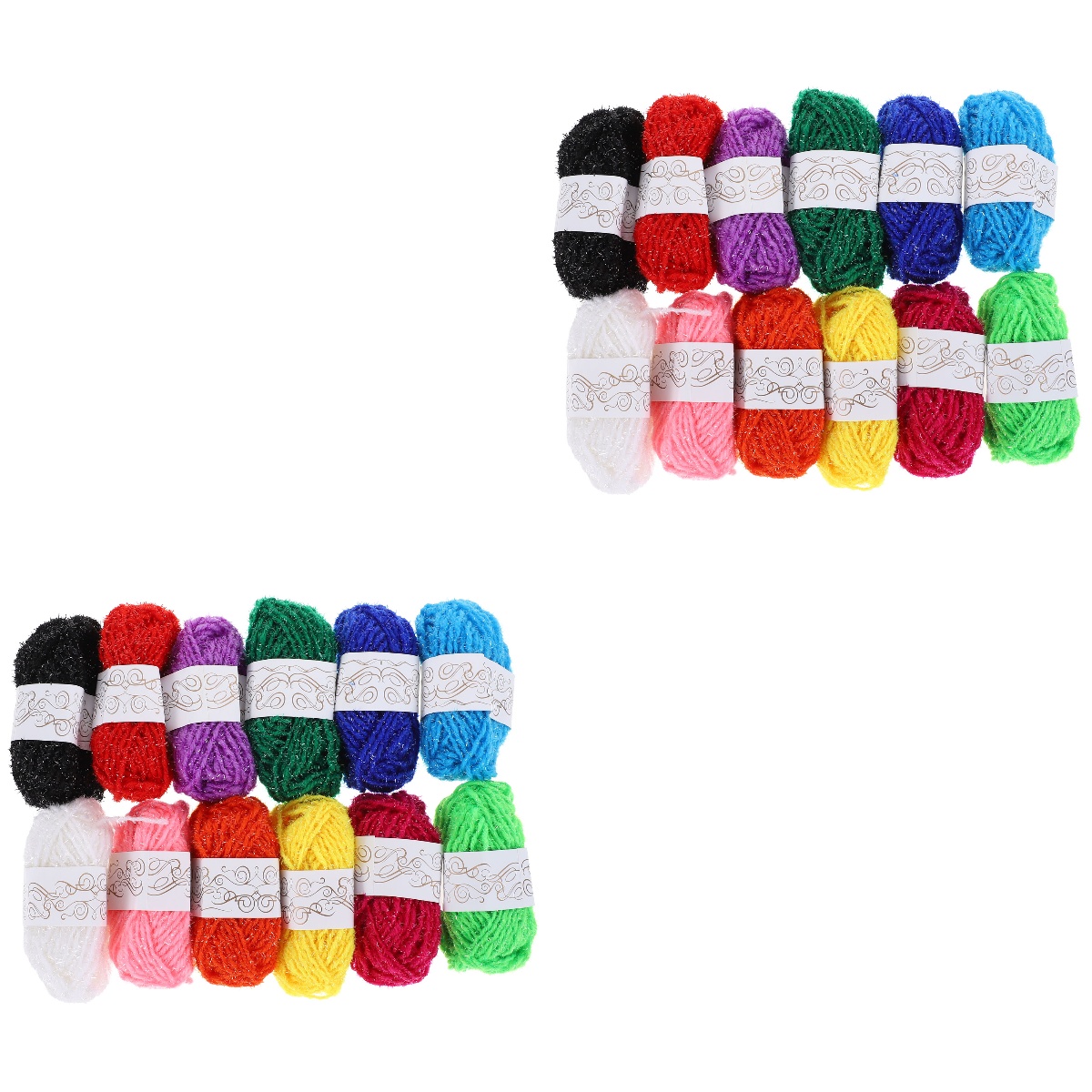 24 Pcs Crochet Yarn Accessories Cross Floss Braid Portable Child ...