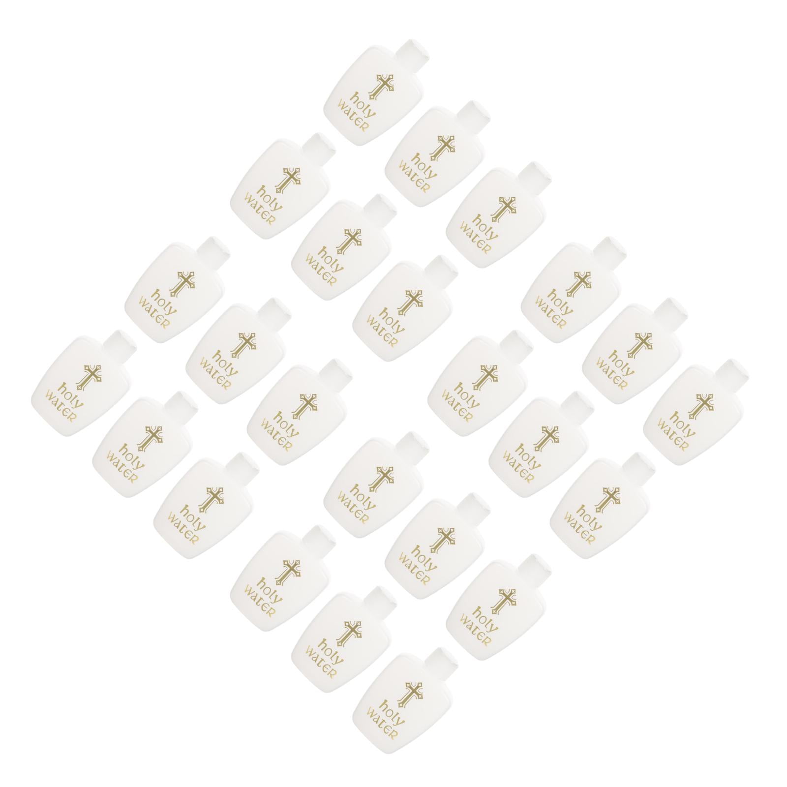 Pcs Cross Design Holy Water Bottles Refillable Church Holy Water ...