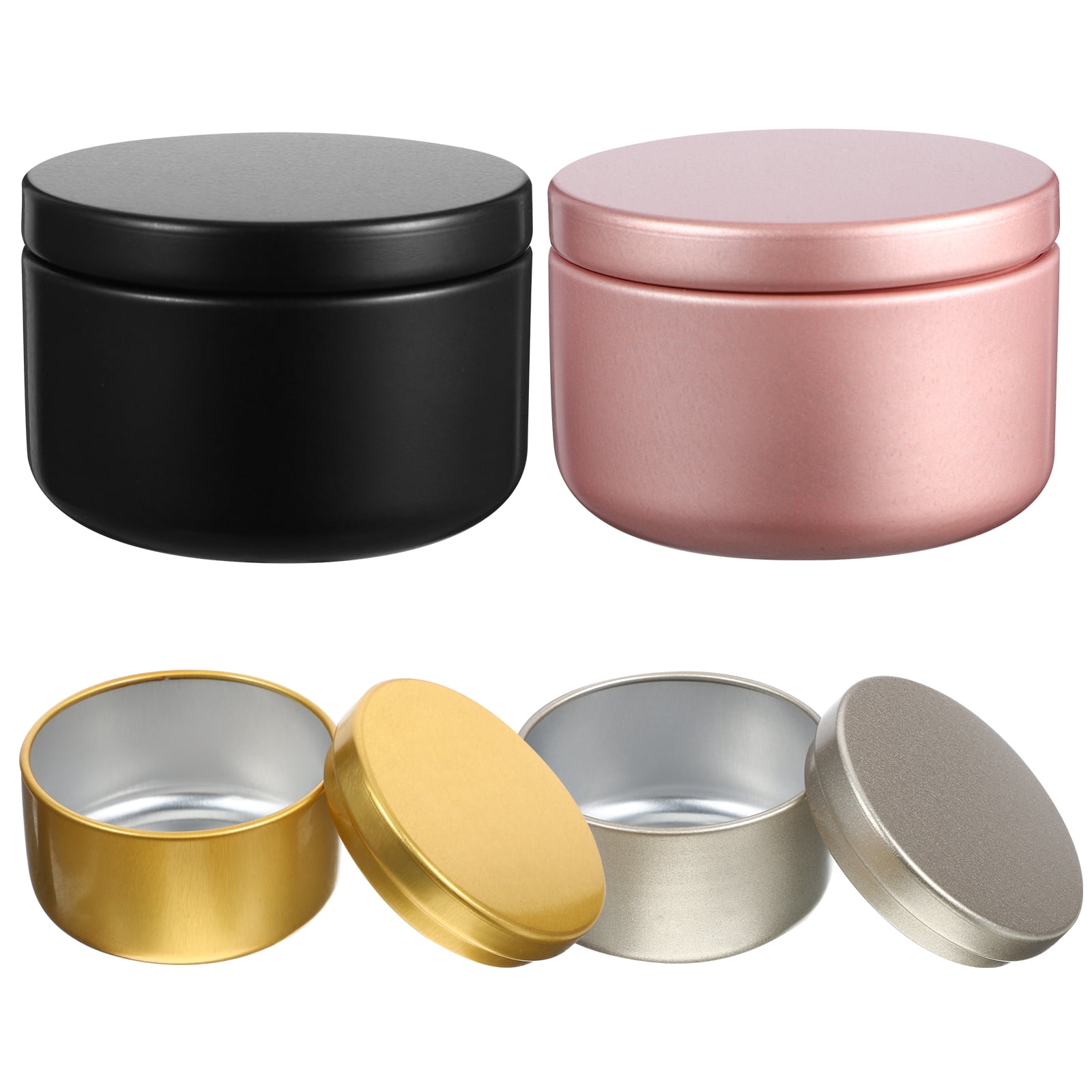 24 Pcs DIY Candle Jars Bulk Tins Storage for Compact Containers ...