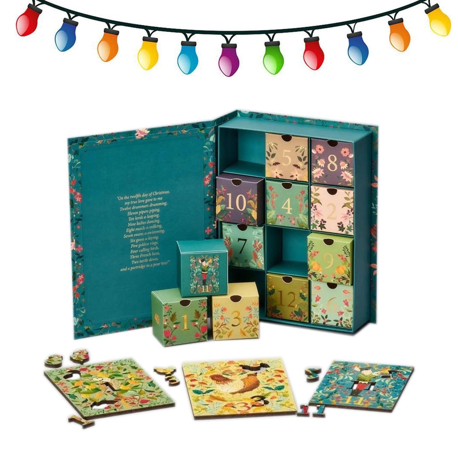 24 Pcs DIY Christmas Advent Calendar Boxes for 2025, 24 Days Countdown ...