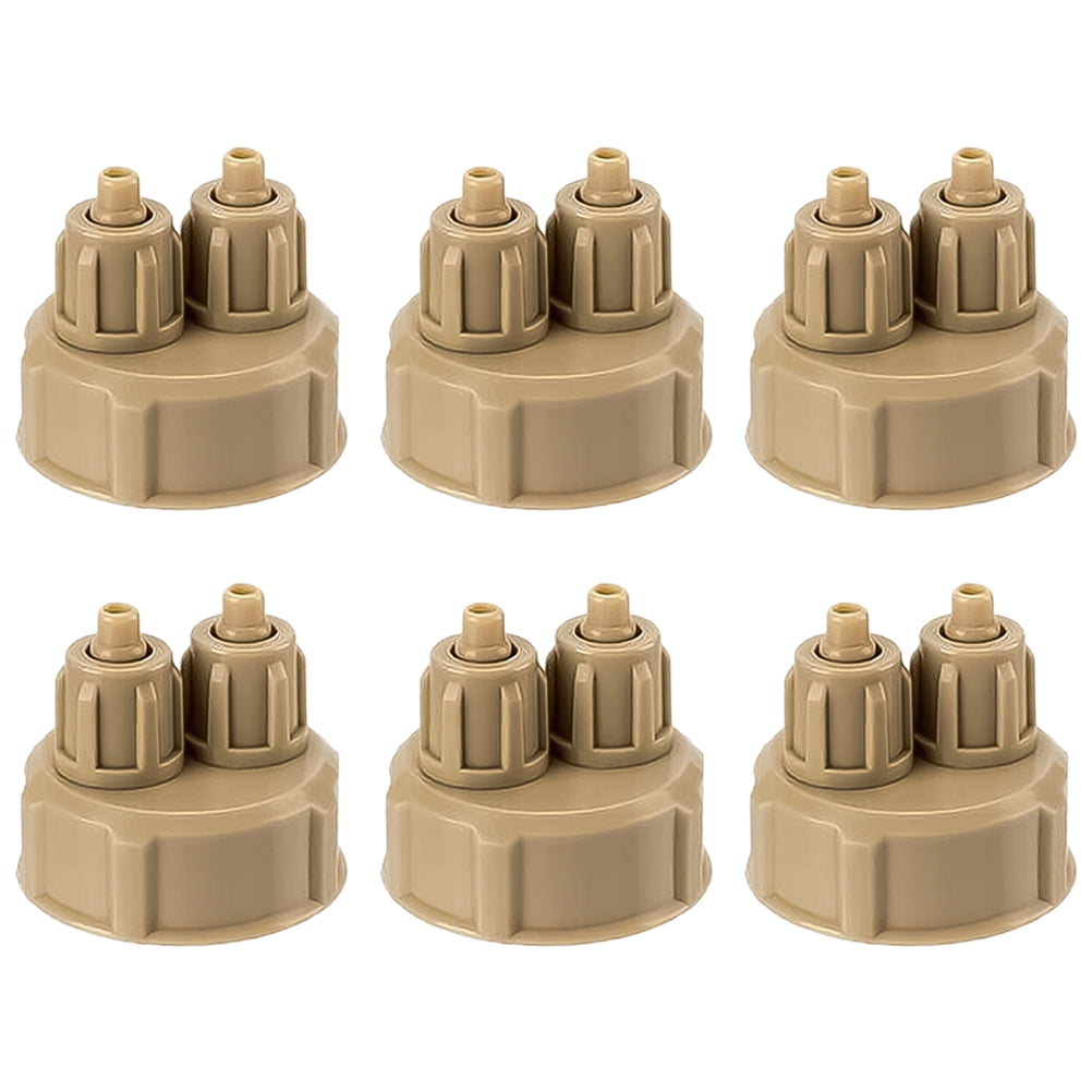 24 Pcs DIY Reactor Air Fittings Diffuser Bottle Caps Carbon Dioxide ...