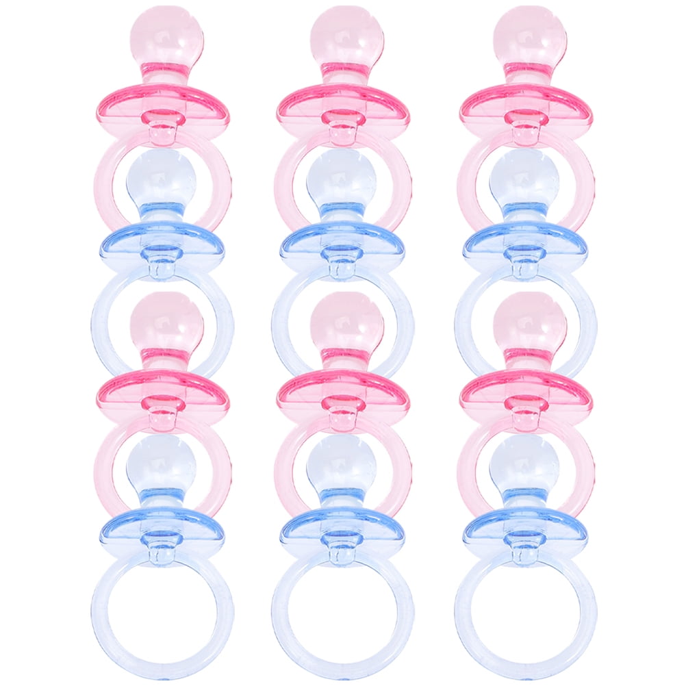 24 Pcs Decor Plastic Pacifiers for Baby Shower Resin Stuff Baby ...
