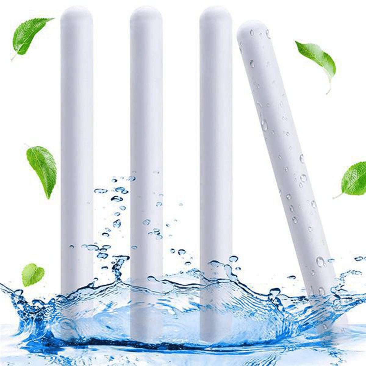 24 Pcs Diatomite Moisture Absorbing Stick Water Absorption Rod Drying ...
