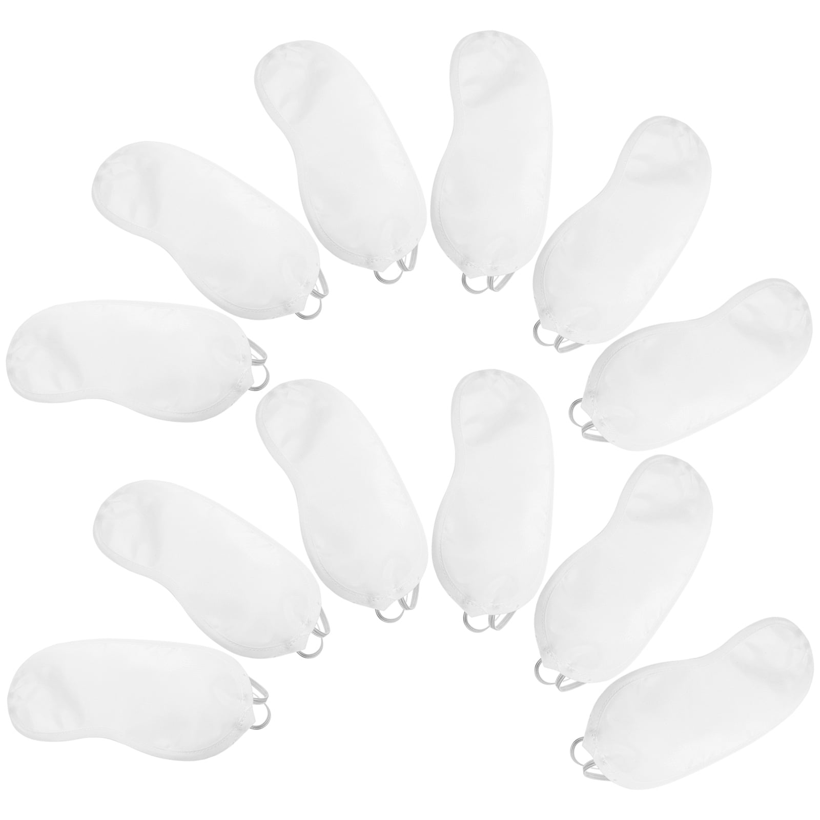 24 Pcs Disposable Eye Mask Face Cover Silk Sleep Blank Protectors ...