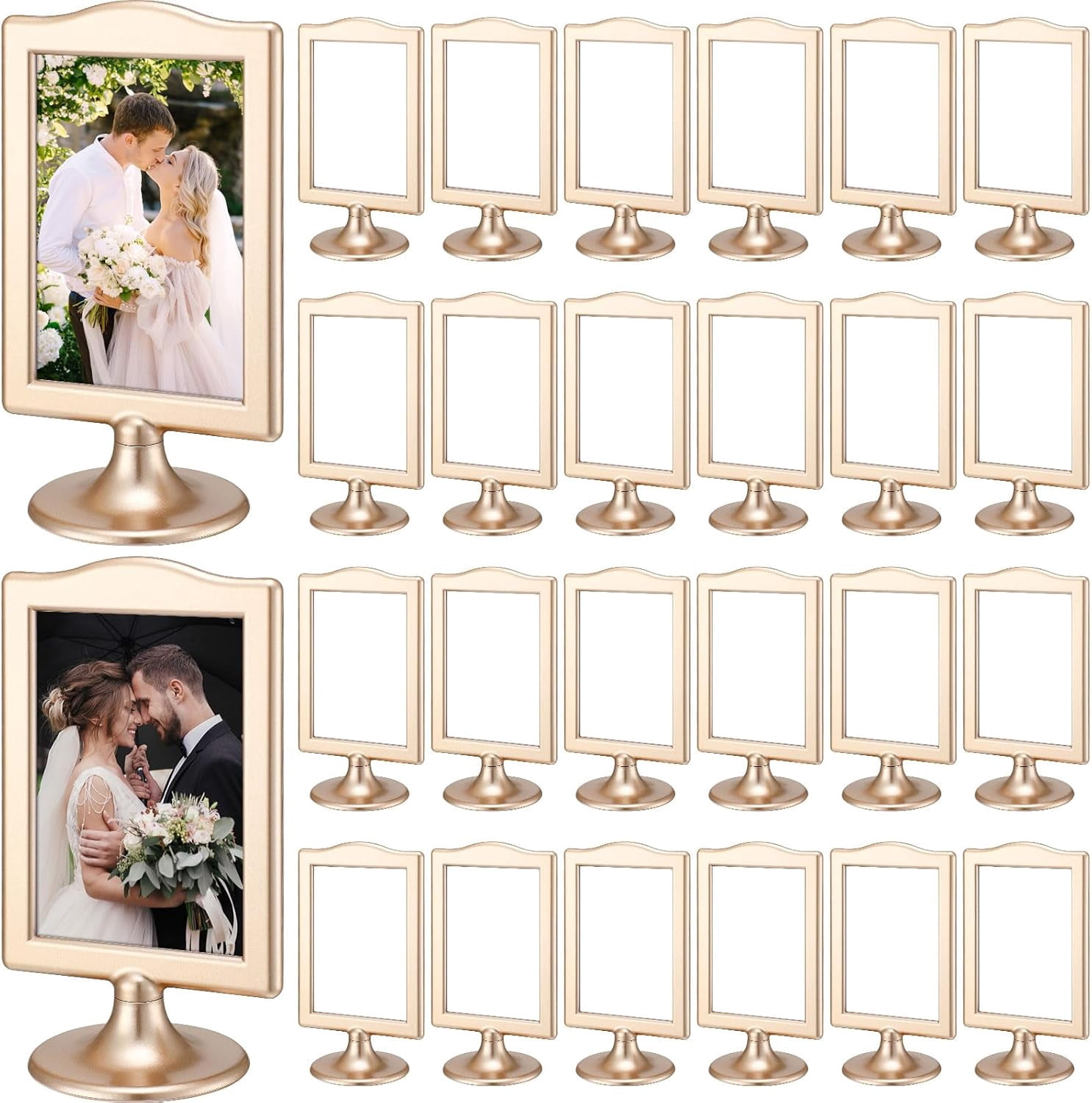 24 Pcs Double Sided Standing Picture Frames 4x6 Inch Picture Frame ...