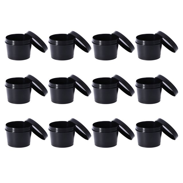 24 Pcs Empty Ice Cream Jars Facial Mask Containers Refillable Cream ...