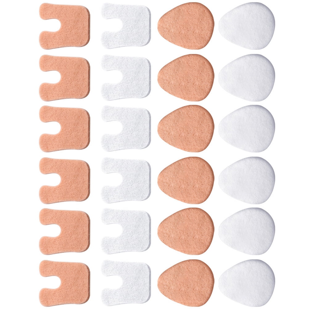 YuYiSan 24Pcs Felt Forefoot Pads Thick Forefoot Pads Metatarsal Pads ...