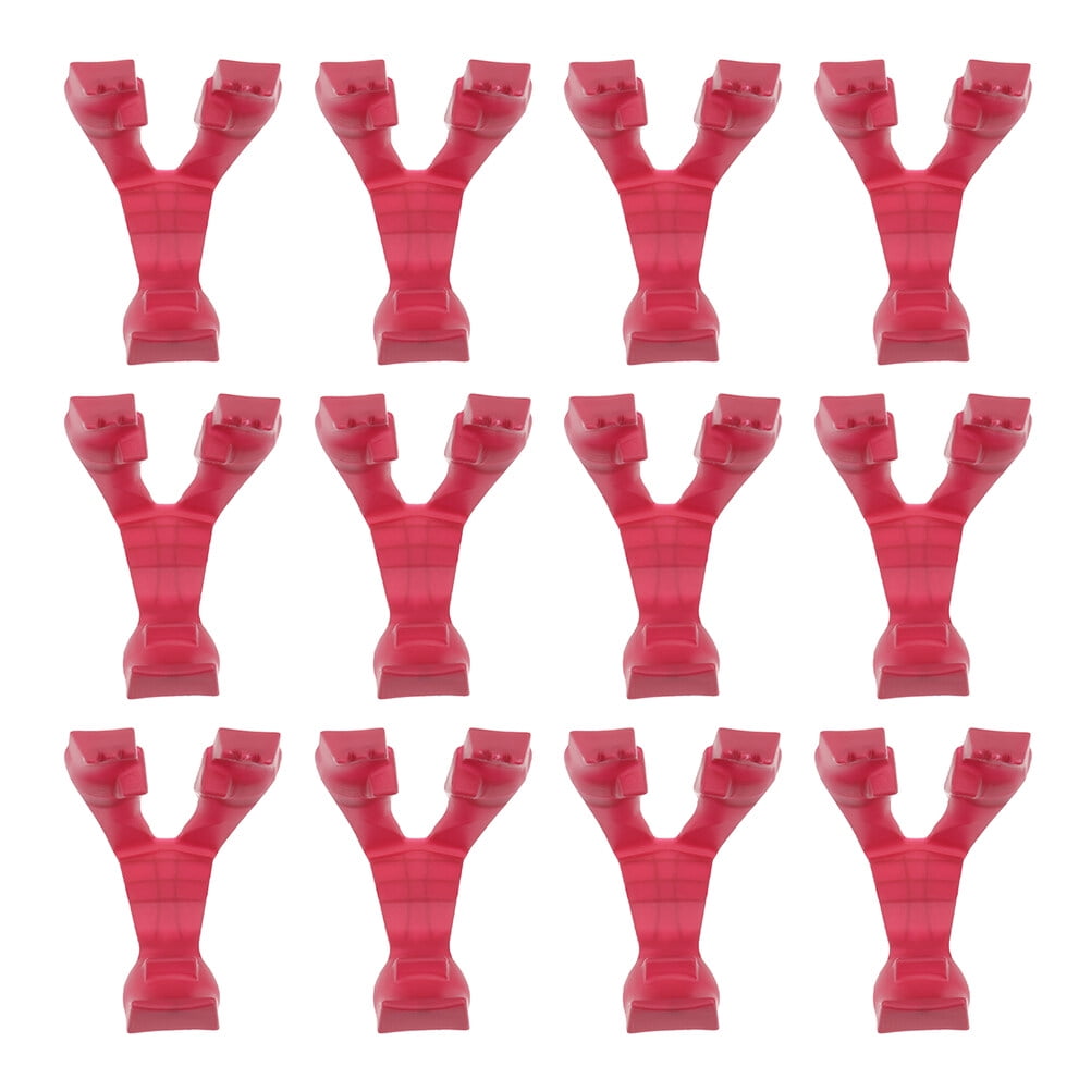 24 Pcs Finger Food Clips Reusable Bread Clips Plastic Food Tongs Non ...