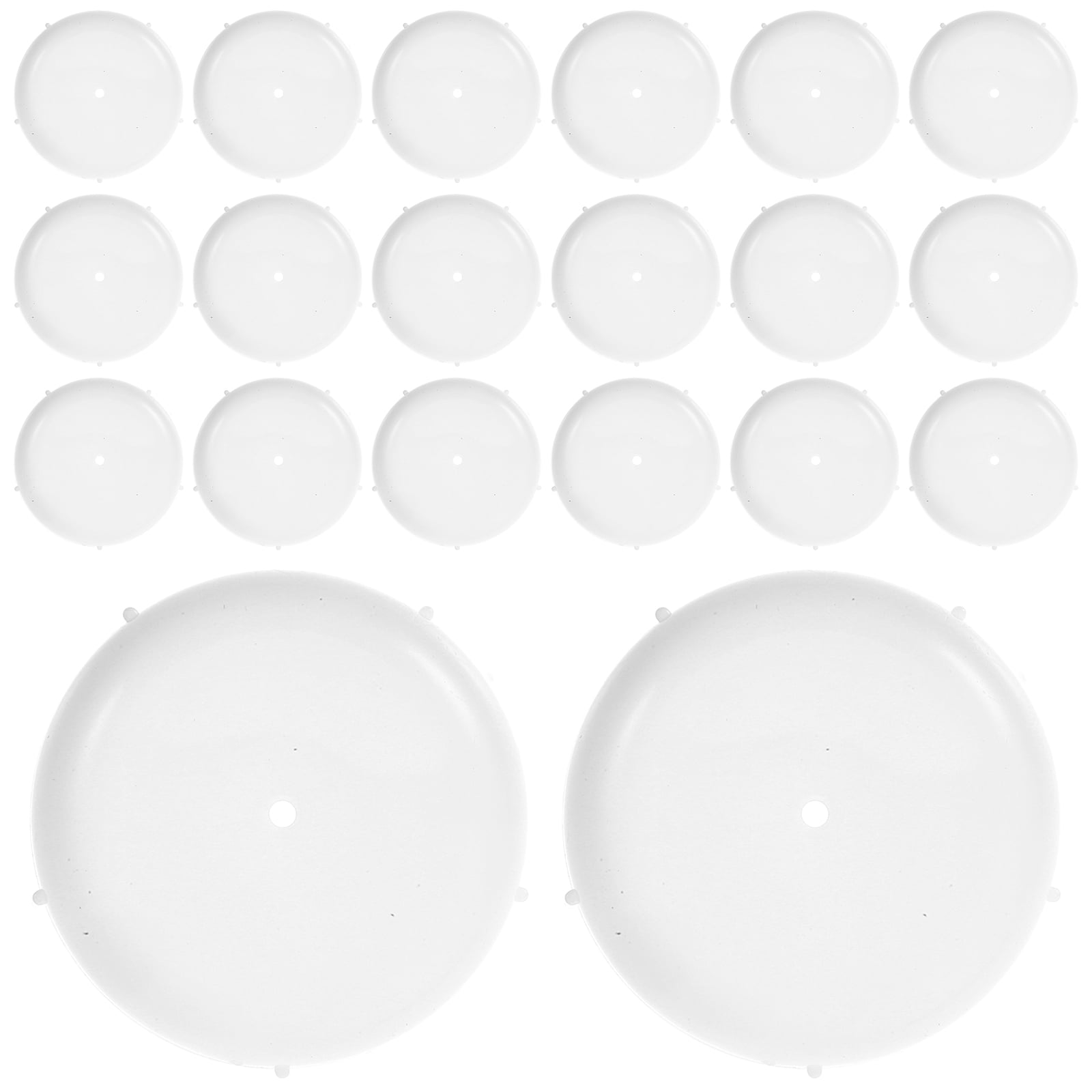 24 Pcs Furniture Coaster Couch Stoppers Prevent Sliding White - Walmart.com
