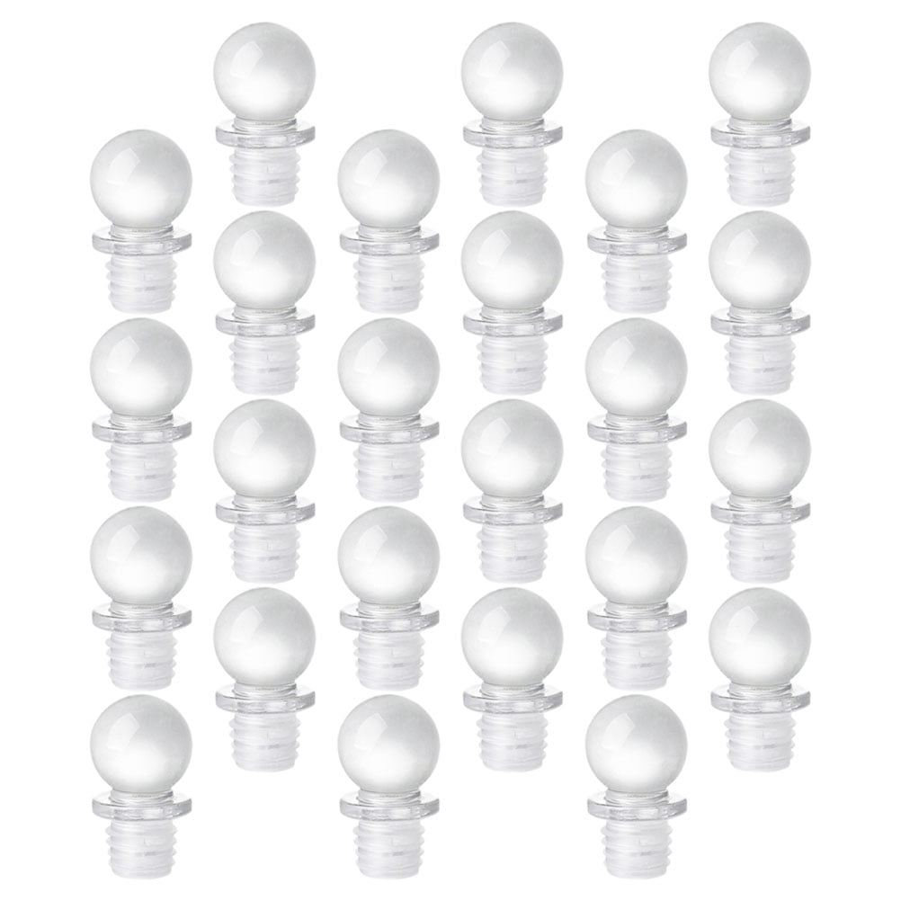 24 Pcs Glass Ball Cap Aromatherapy Bottle Perfume Polymer Stopper 24pcs ...
