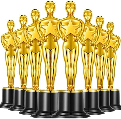 24 Pcs Gold Award Trophies,Mini Trophy Party Favors for Celebrations ...