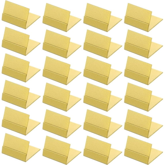 24 Pcs Gold Table Number Holders, Metal Place Card Photo Stands for ...