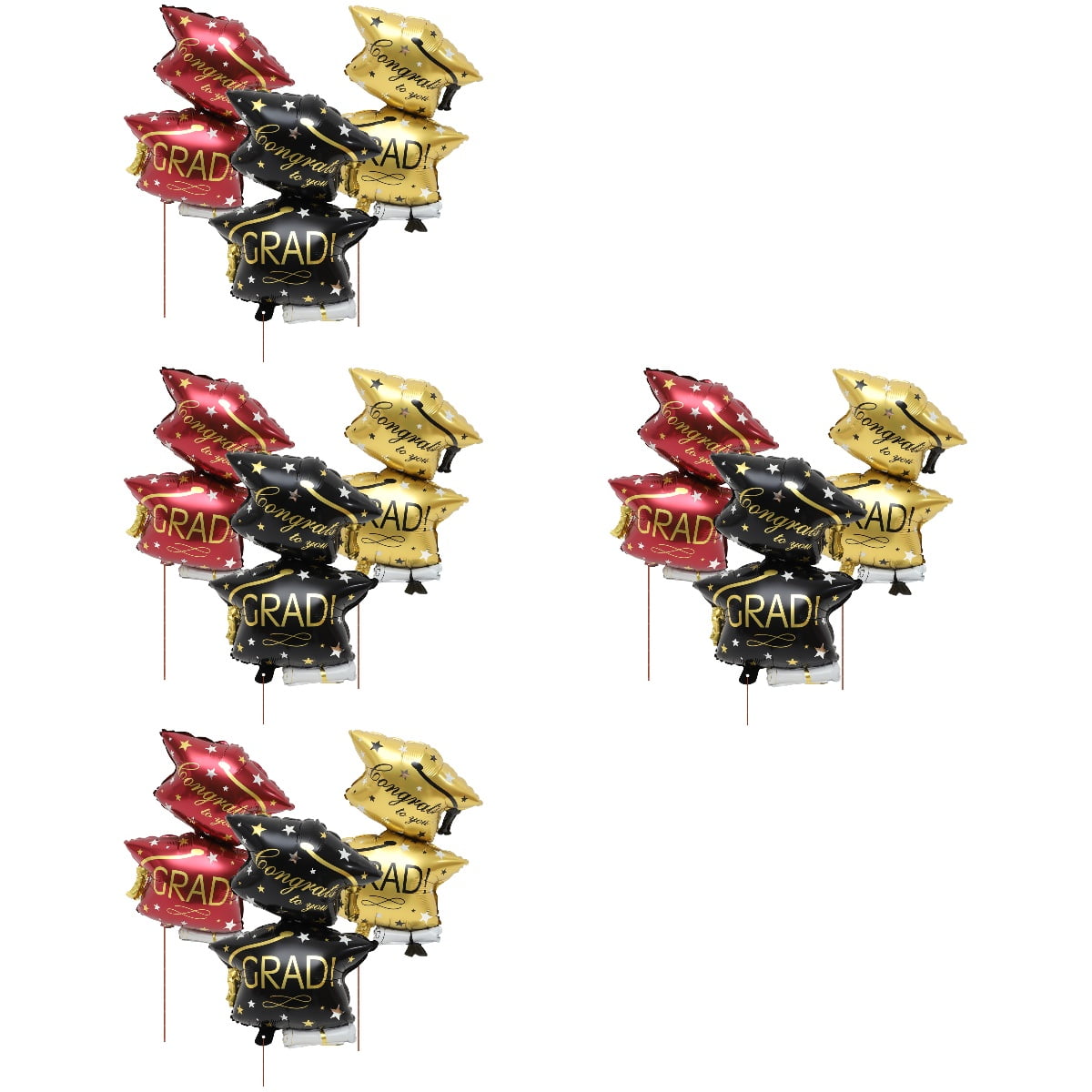 Pcs Graduation Cap Balloon Decoration Large Grad Cap Balloons ...