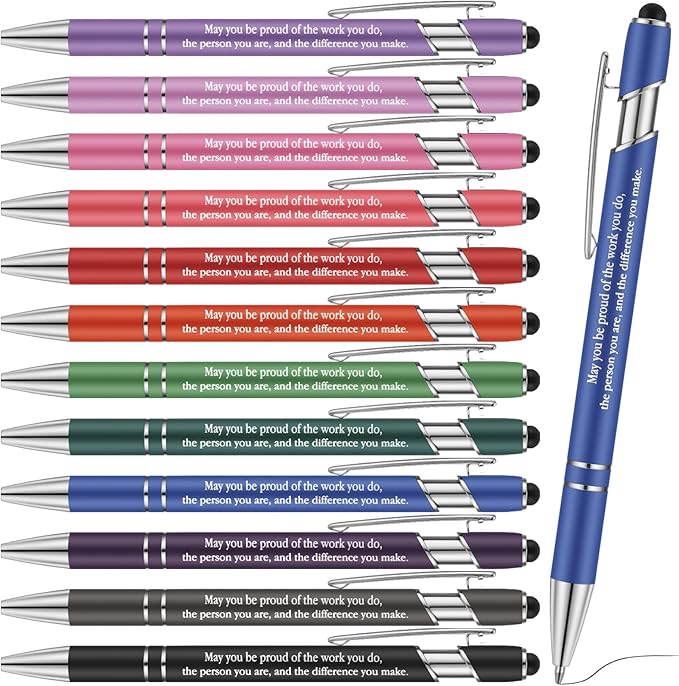 24 Pcs Graduation Employee Appreciation Pens Thank You Gifts ...