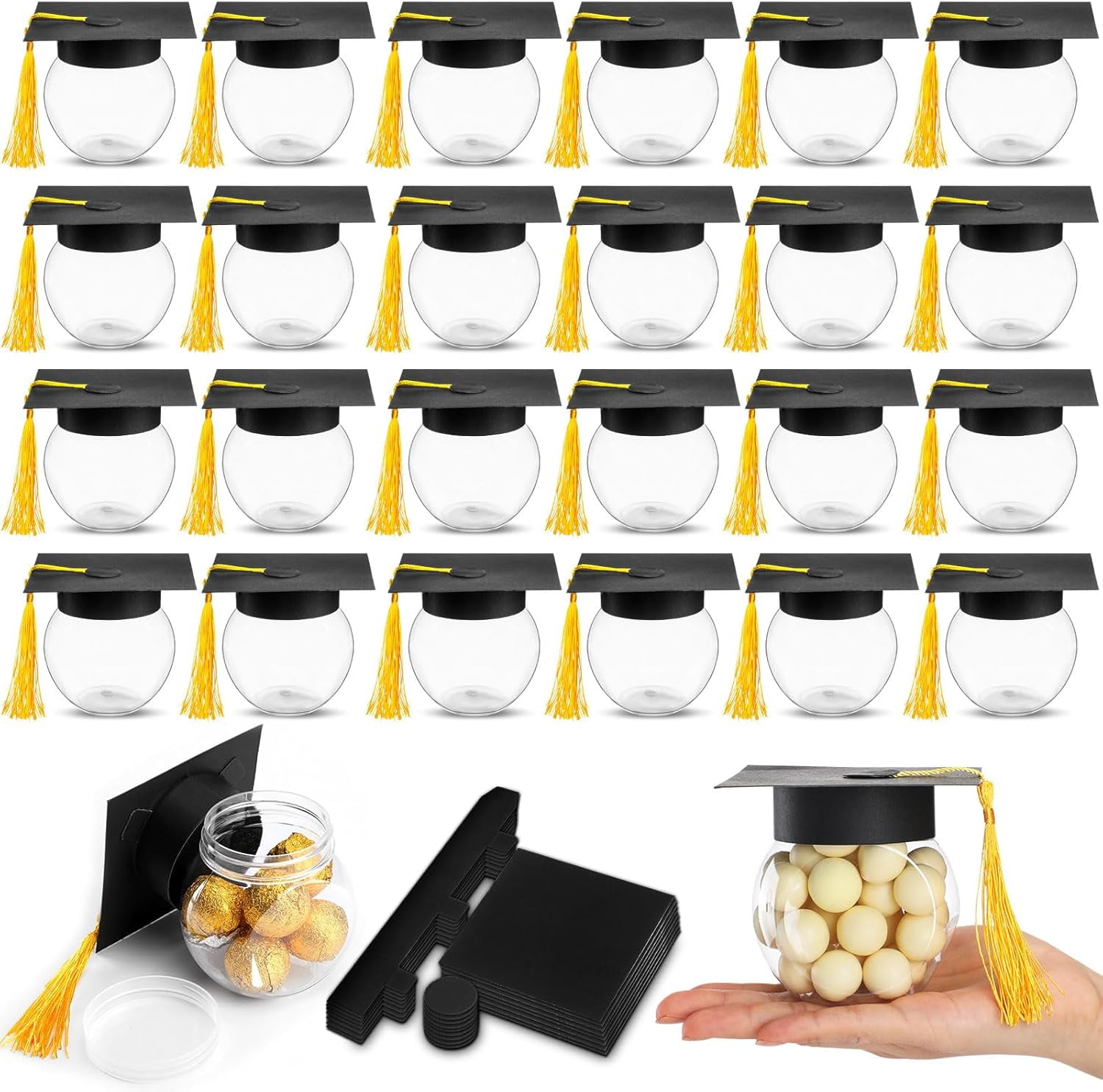 24 Pcs Graduation Gum Containers Graduation Party Favors Graduation ...