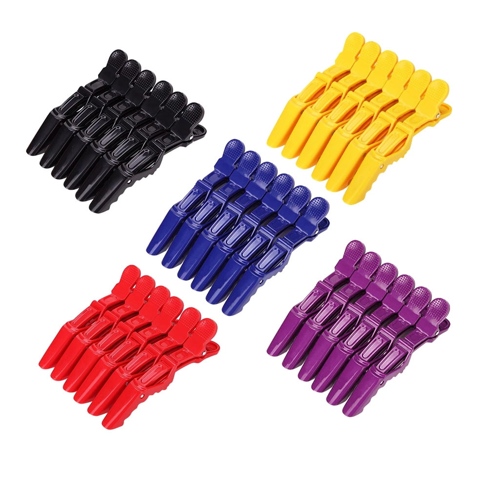 24 Pcs Hair Barrettes Hair Sectioning Clips Hair Curl Clips Alligator ...