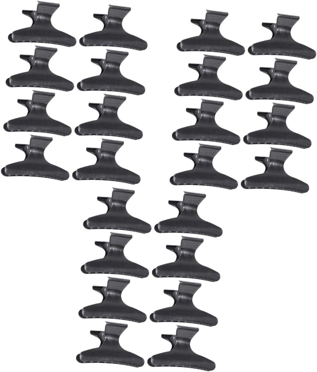 24 Pcs Hair Barrettes for Thick Hair Styling Hair Clips Plastic Tiara ...