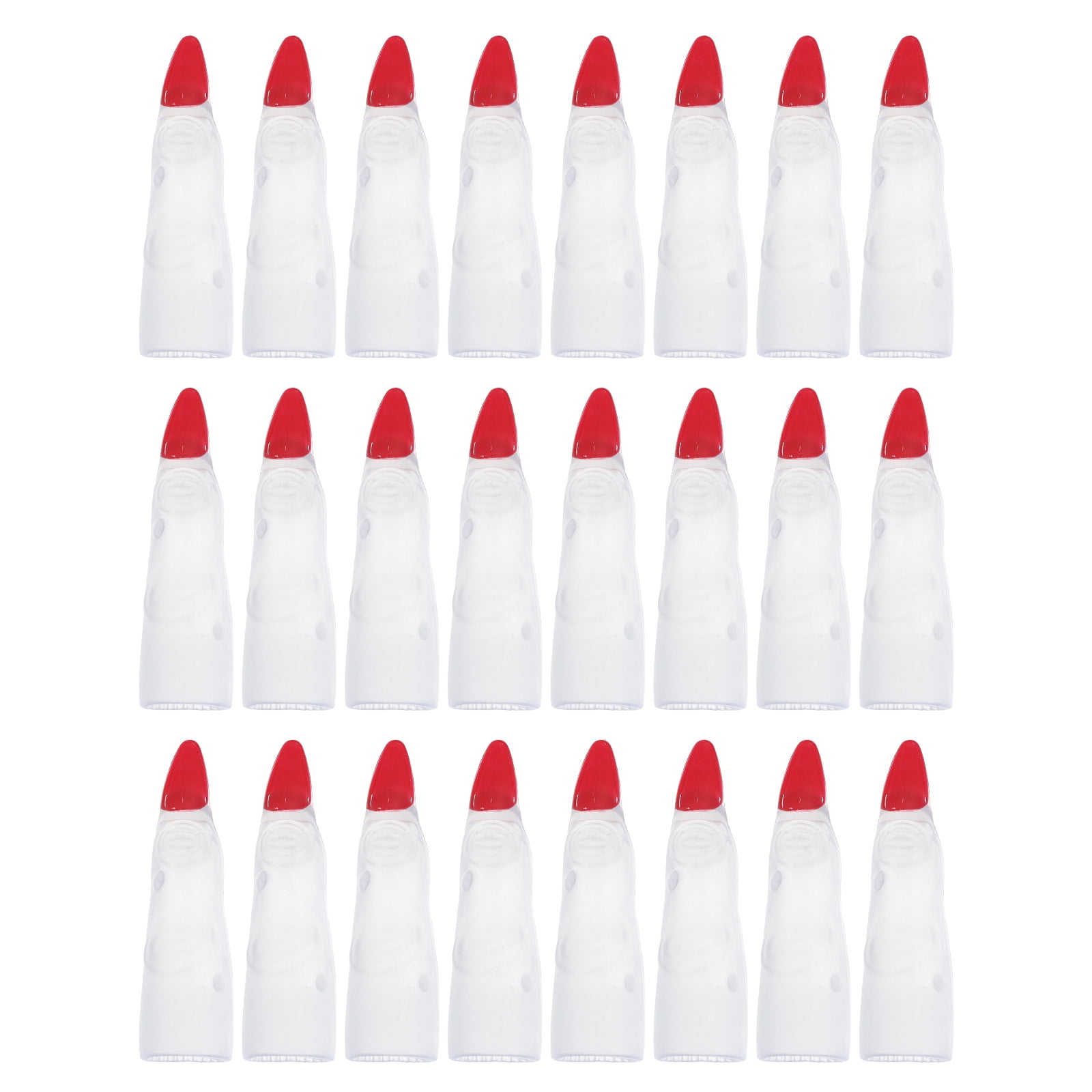 24 Pcs Halloween Finger Covers Fake Finger Nails Prank Prop Plastic ...