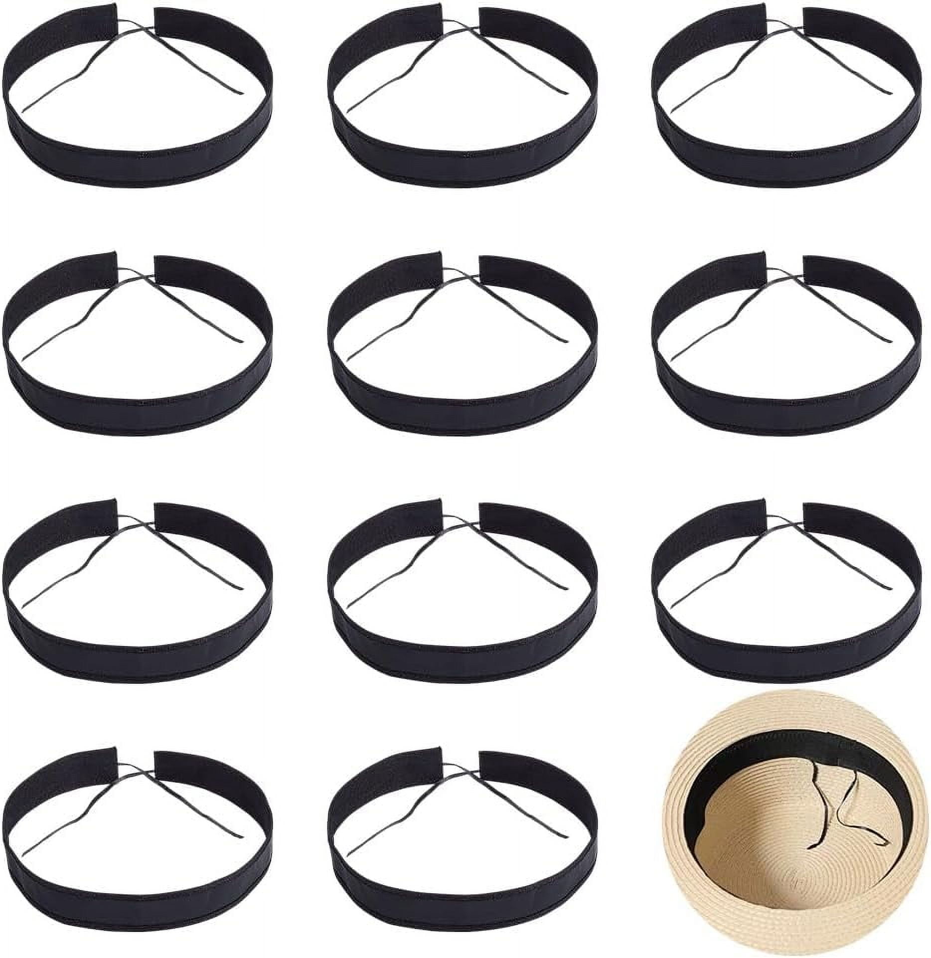 24 Pcs Hat Size Tape Hat Size Reducer Adjustable Hat Tape Bands Hat ...
