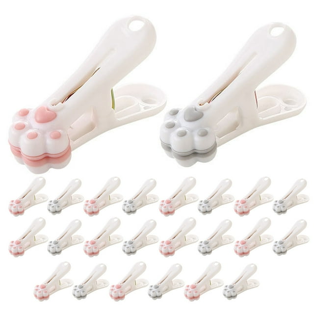 24 Pcs Heavy Clothespins Wood Clothesline Fastener Laundry Clips Baby 5 ...