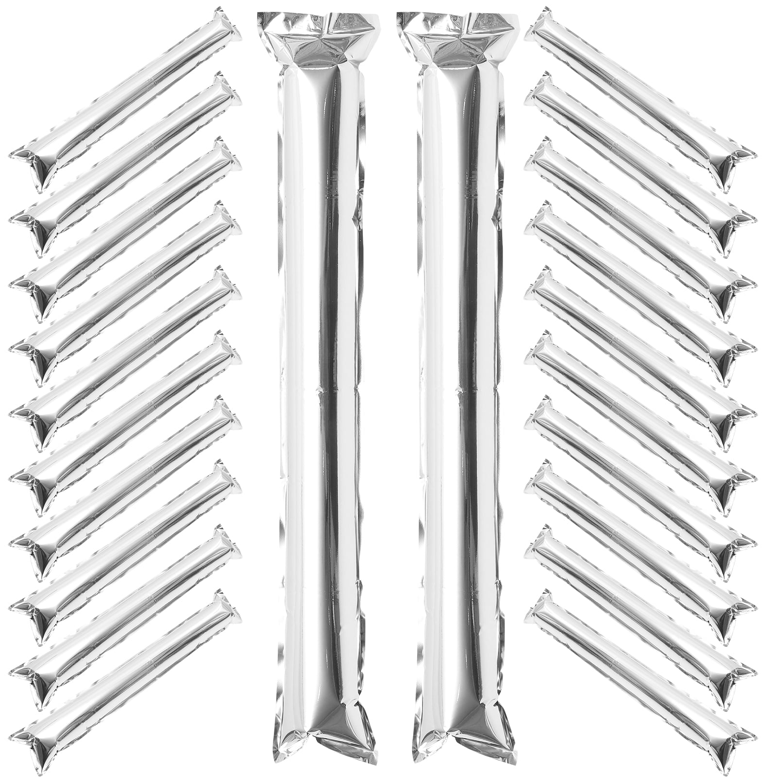 24 Pcs Inflatable Cheering Sticks Noise Maker Horn Child Silver ...