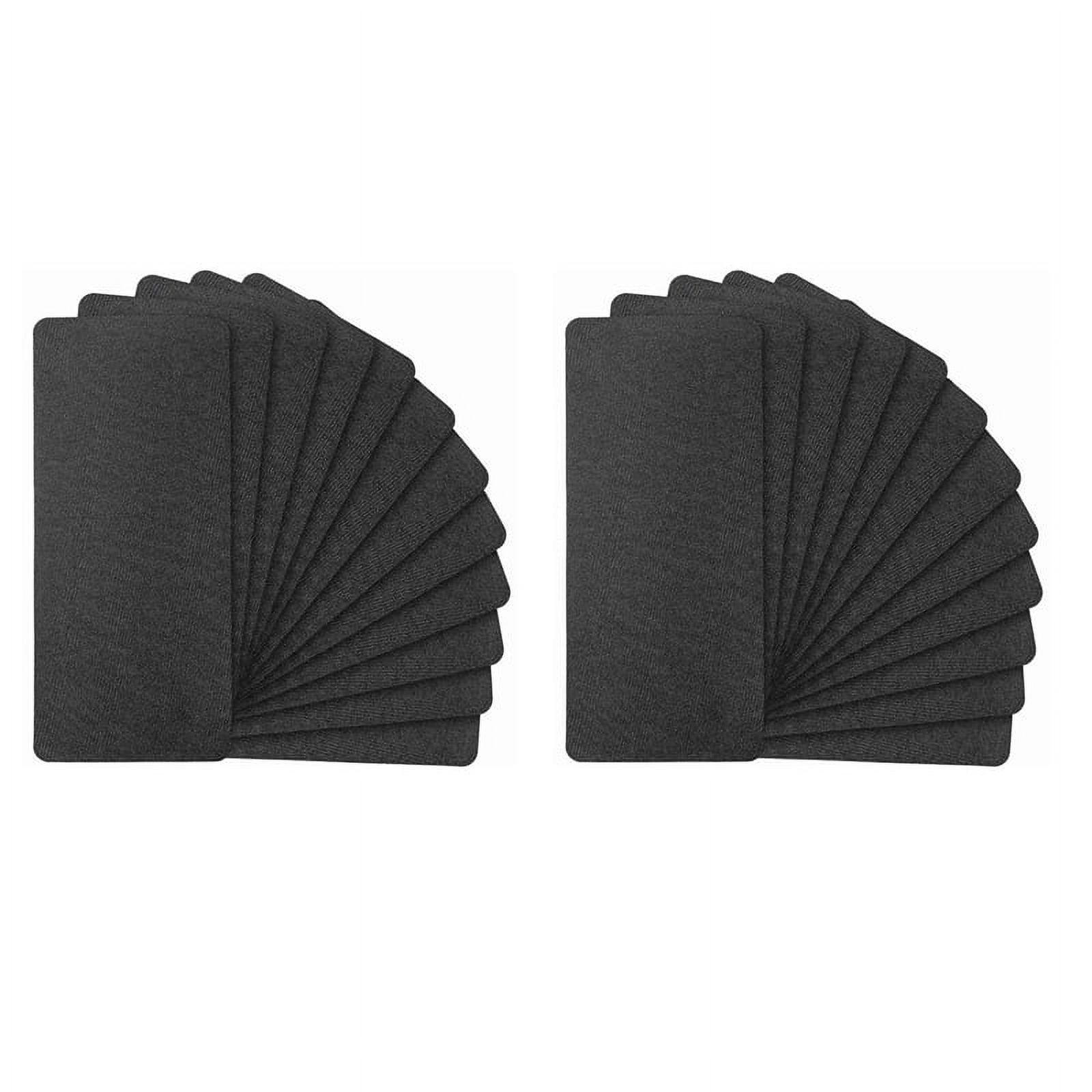 24 Pcs Iron-on Mending Fabric 4.92 X 11 Inch Iron on Clothes Patches ...