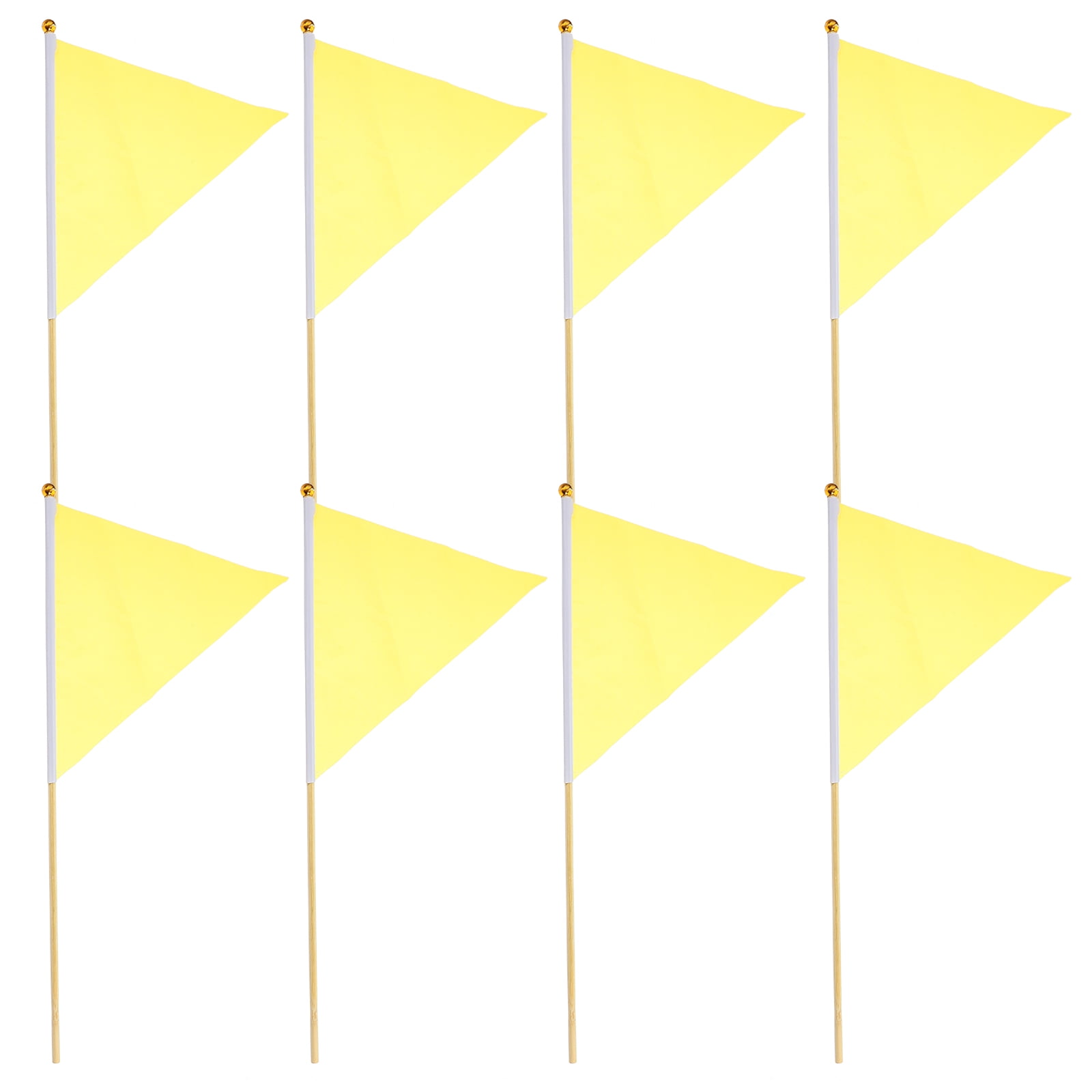 24 Pcs Lawn Marking Flags Plant Markers Garden Yard Construction Banner ...