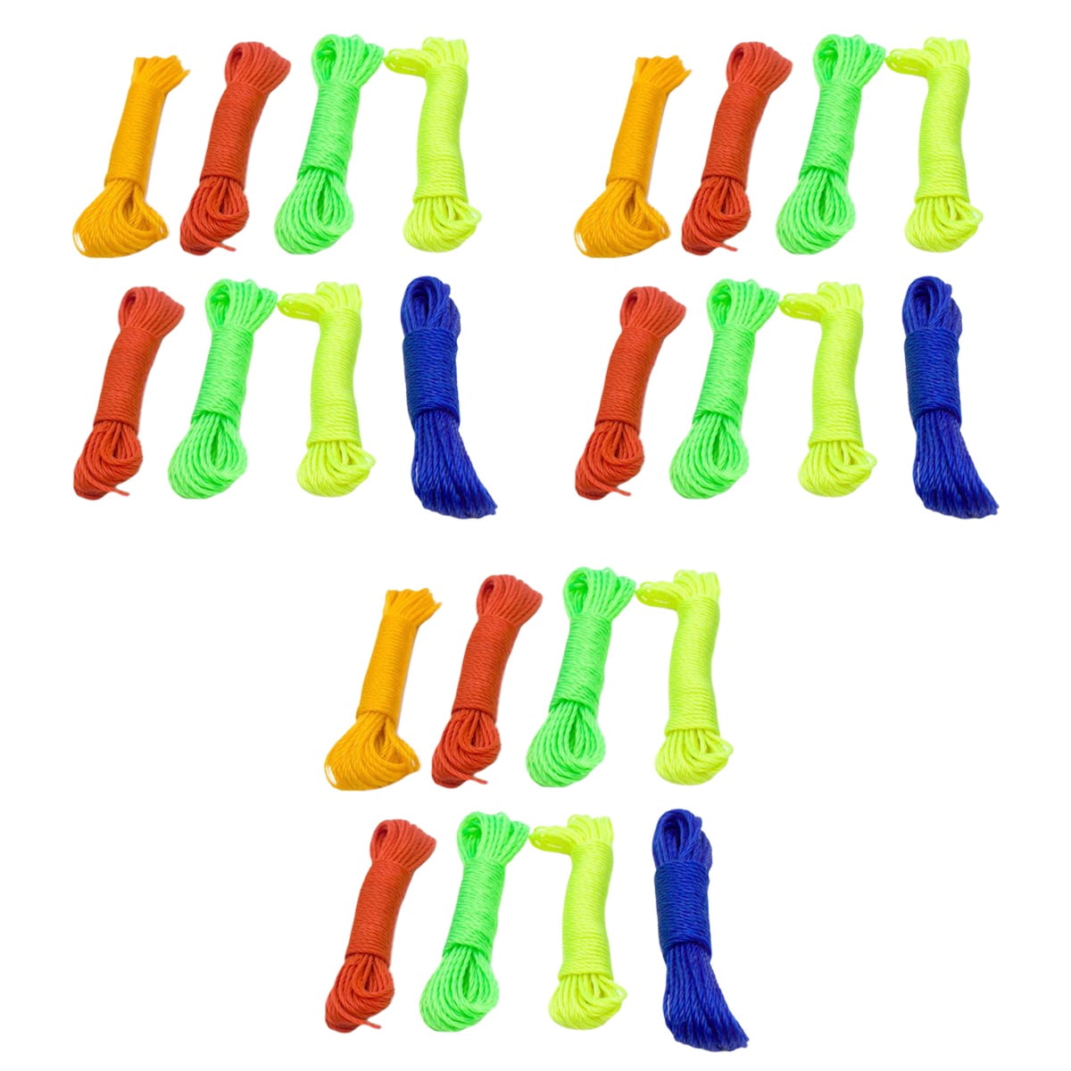 24 Pcs Lipgloss Clothes Rack Braided Nylon Rope Line Outdoors Camping ...