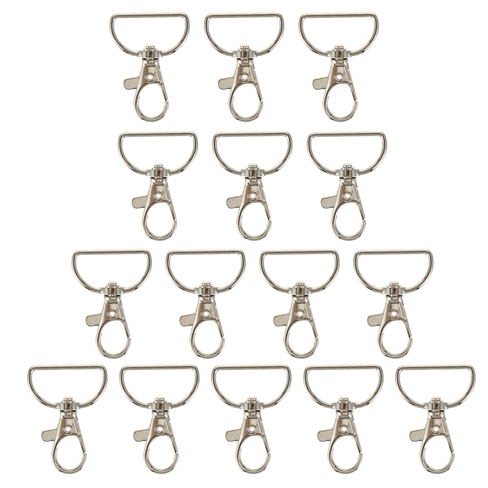 24 Pcs Lobster Clasps Key Fob Art Project The Hook up Chain Clasps Key ...