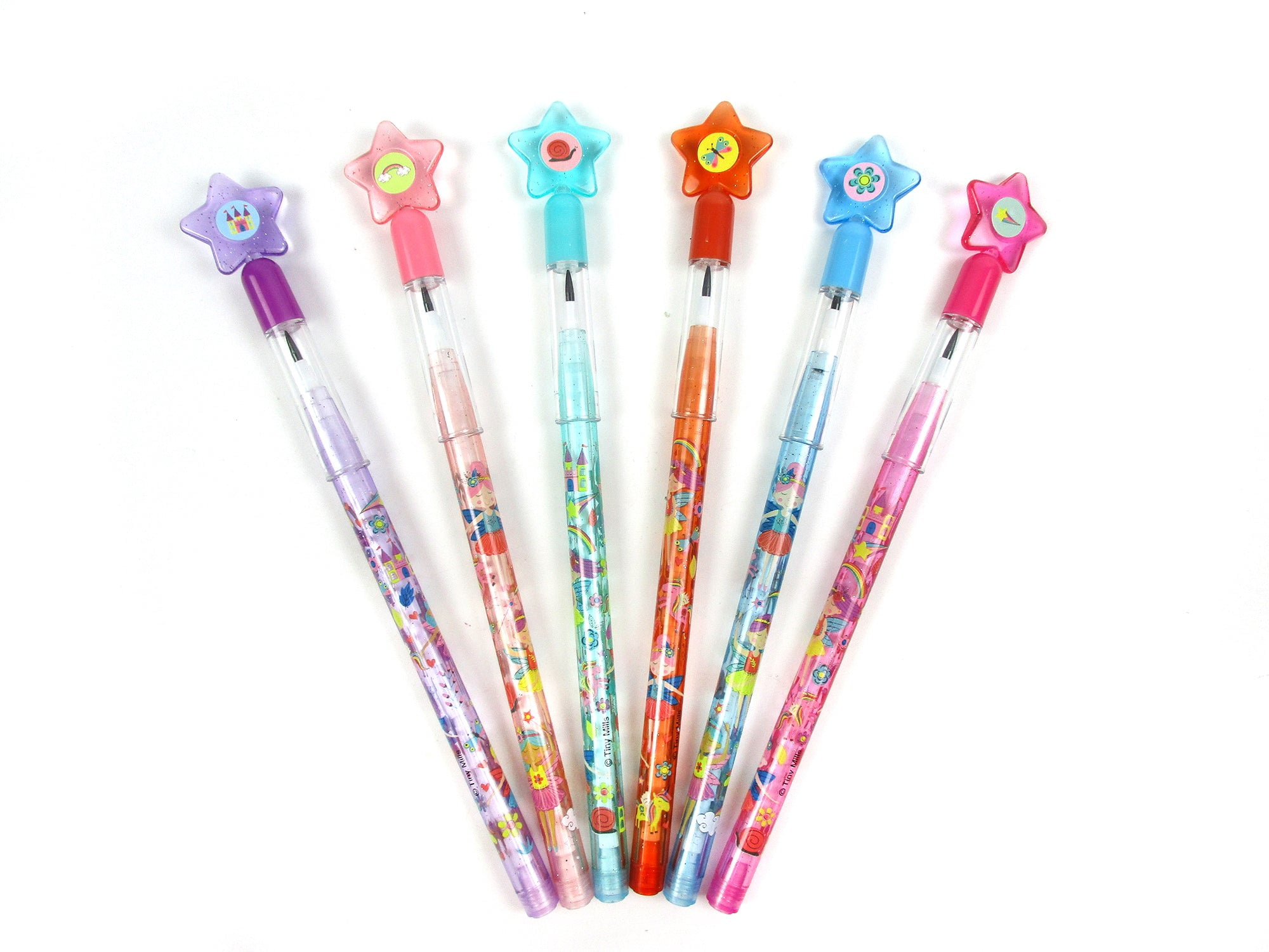 24 Pcs Magical Fairy Multi Point Pencils - Walmart.com