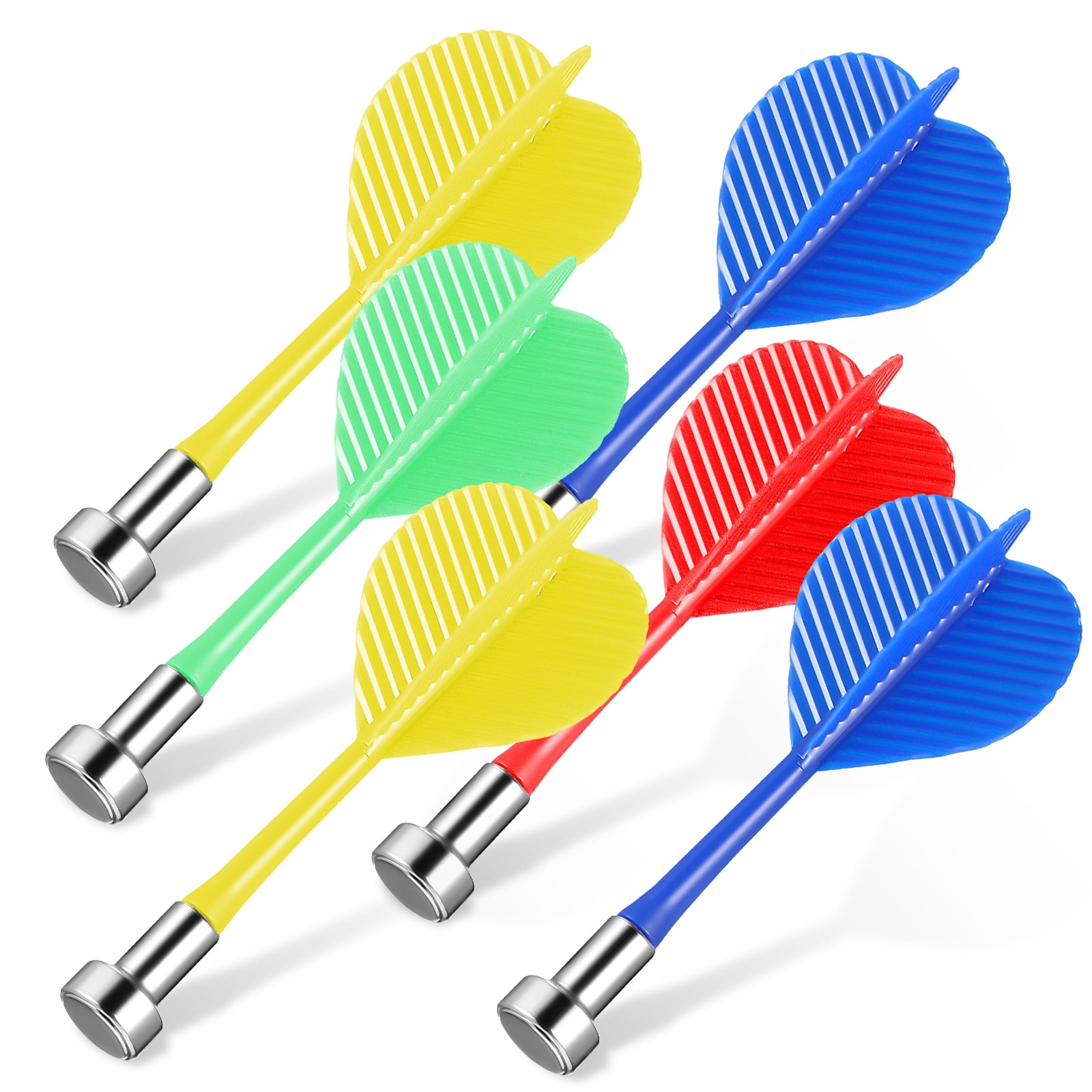 24 Pcs Magnetic Darts Refill Magnet Darts Replacement Indoor Game ...