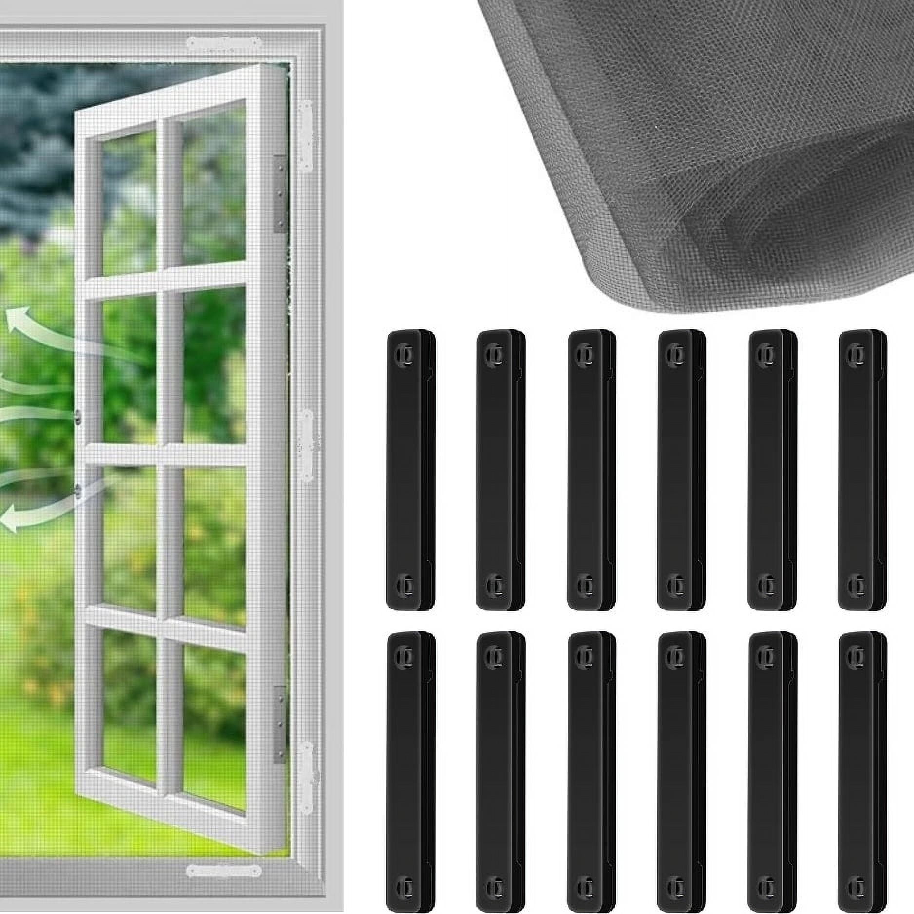 24 Pcs Magnets for Mosquitoe Screen, Magic Window Screen Clip,Permanent ...