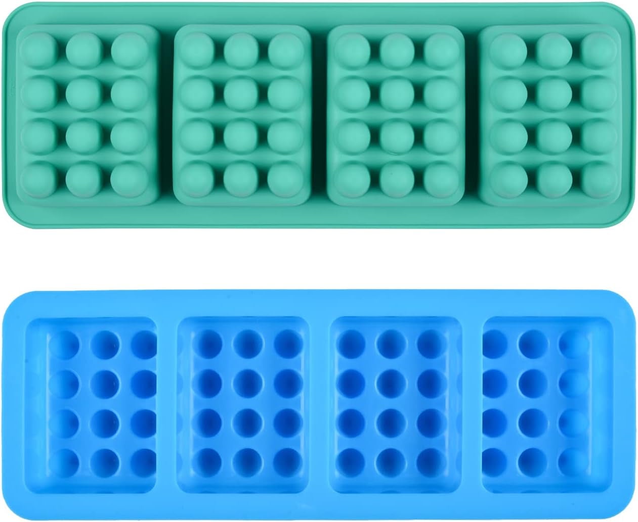 24 Pcs Massage Soap Silicone Mold, 4 Cavity Massage Bar Soap Molds ...