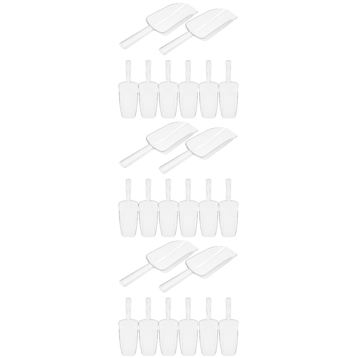 24 Pcs Mini Scoops for Candy Cucharas Para Postres Kitchen Spoon Cereal ...