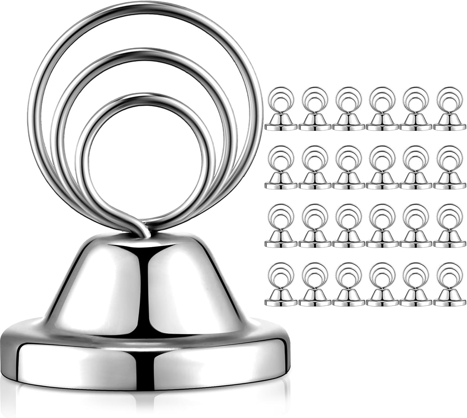 24 Pcs Mini Table Number Holders Place Card Holders 1.5 Inch Steel ...