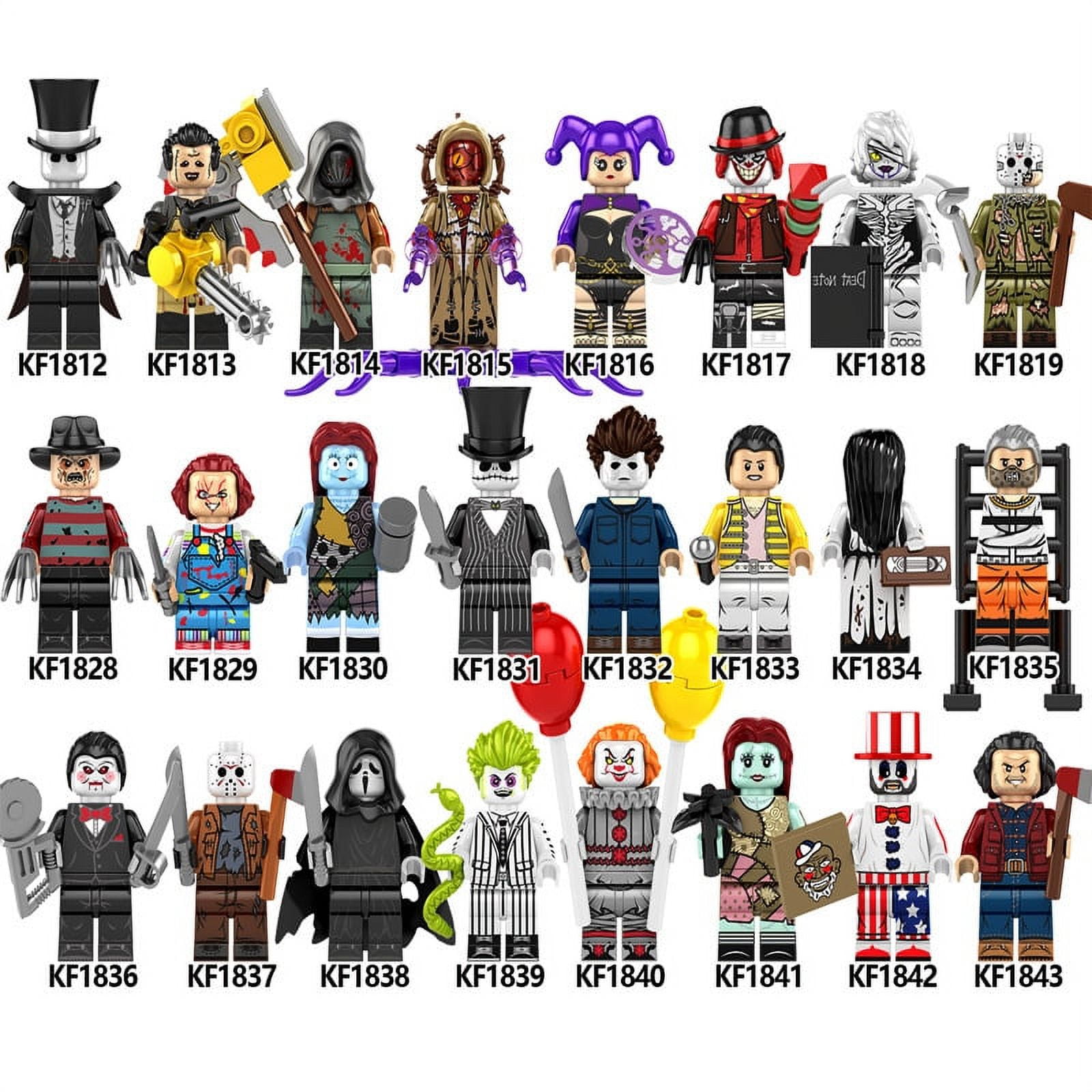 GZTOYS Halloween Horror Movie Characters Building Blocks Kits ...
