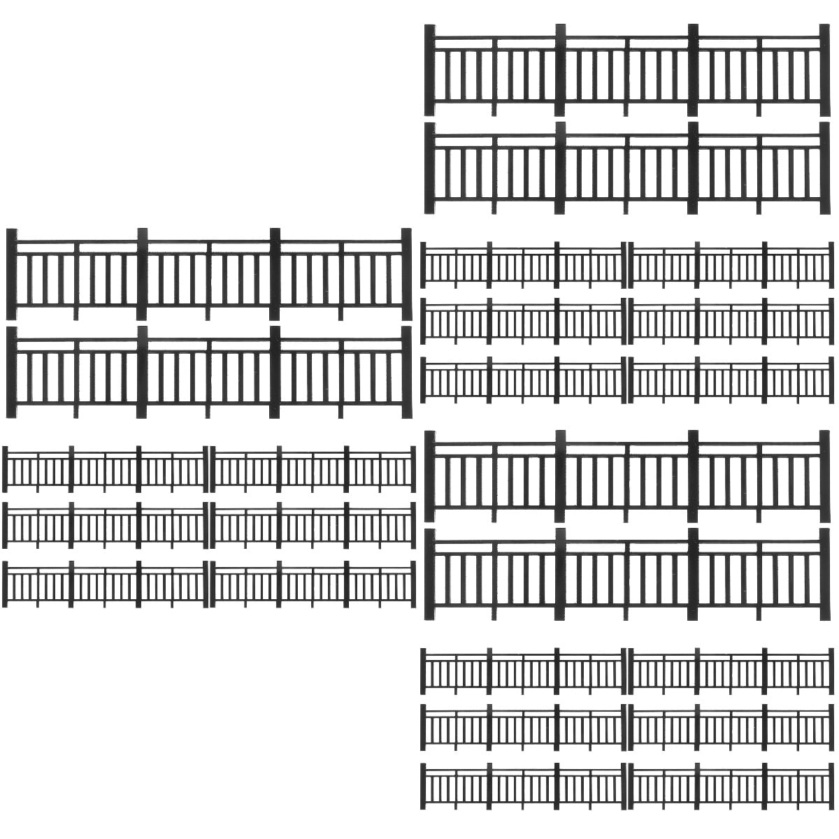 24 Pcs Miniature Doll Fences DIY Miniature Vintage Fences Micro ...