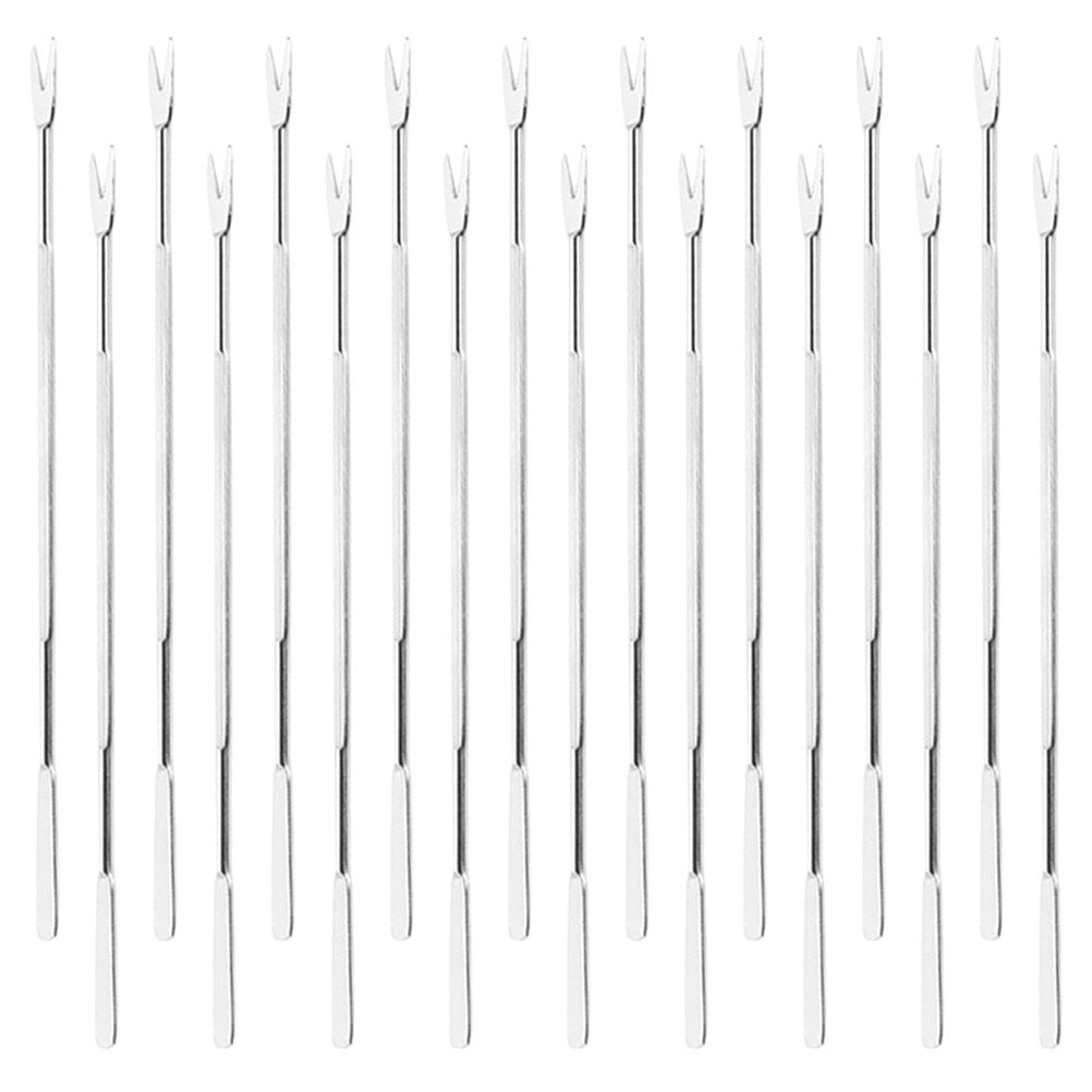 24 Pcs Multi-function Needle Crab Forks Tool Seafood Metal Stainless ...