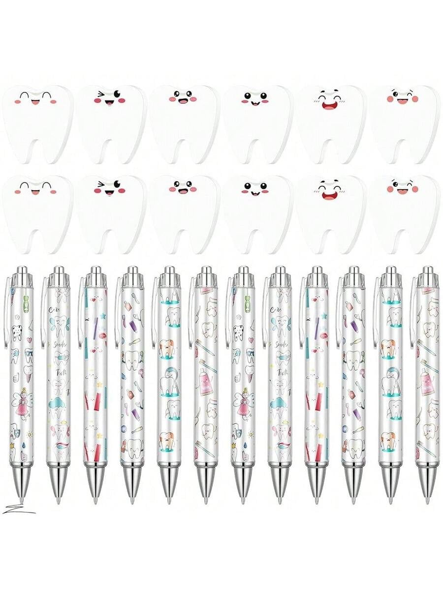 24 Pcs NYC Notepads with Pens, Cute Self-Stick Notes Gifts Set for ...